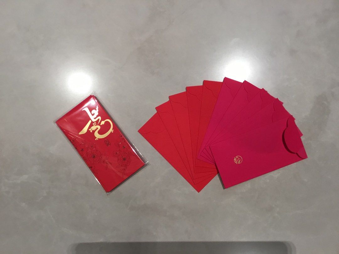 AIA 2024 CNY Ang Pow Red Packet Hong Bao Year of the Dragon, Hobbies ...