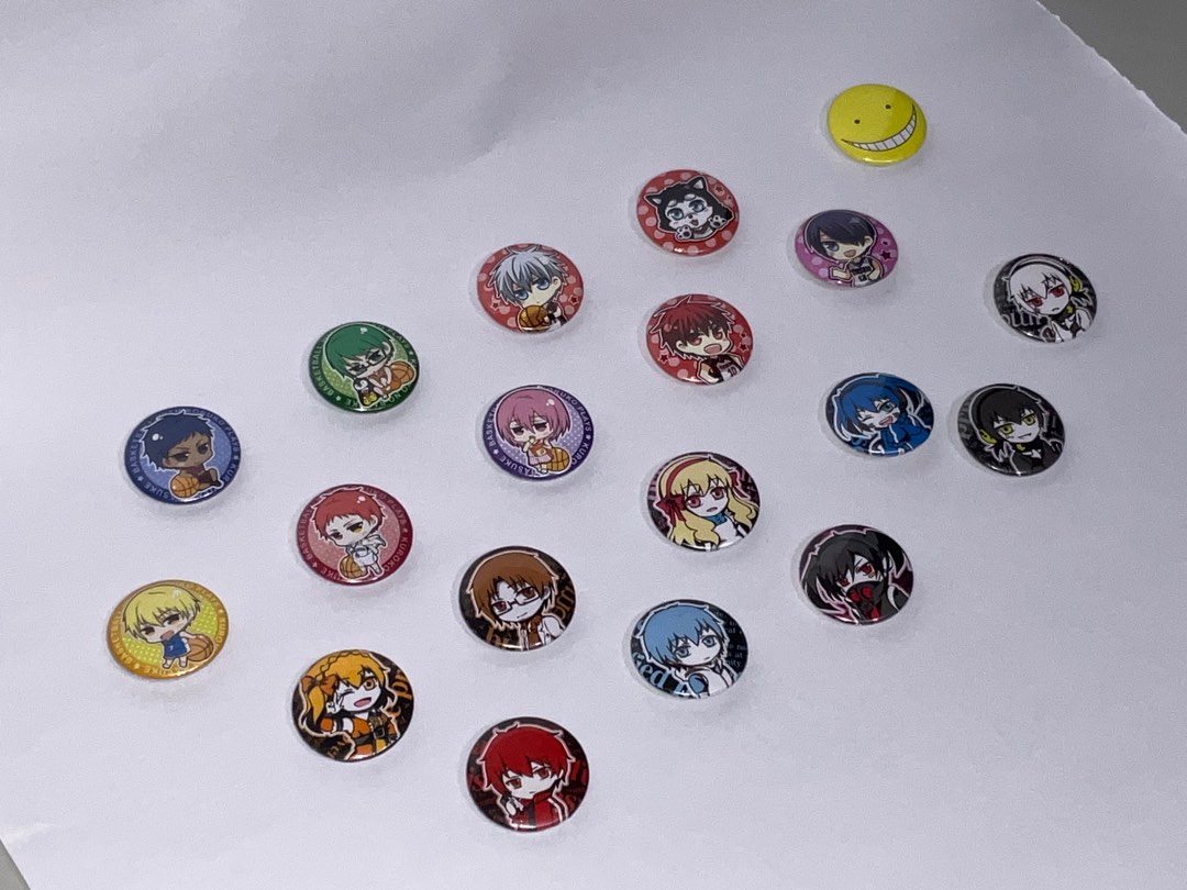 Anime Chibi Badges | Kuroko no Basuke | Kuroko’s Basket | Ansatsu ...