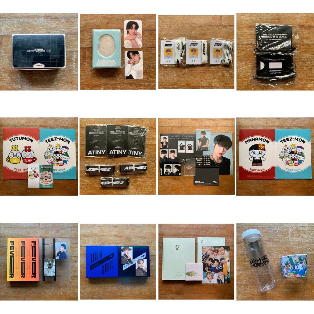 Ateez Official Merch Clearance Hongjoong Seonghwa Yunho Yeosang San ...