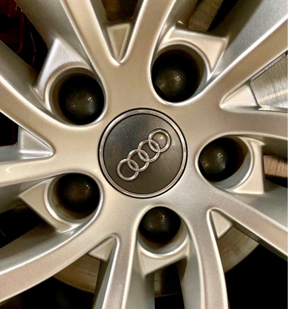Audi 18 Inch Original Rims, Car Accessories, Tyres & Rims on Carousell