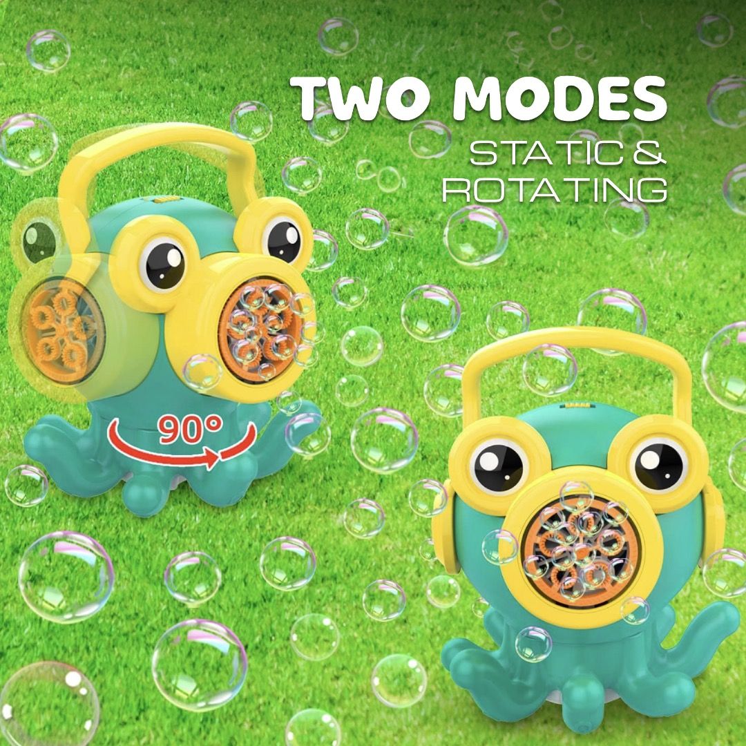 Automatic Bubble Octopus for Kids, Parties and Outdoor Fun, Hobbies ...