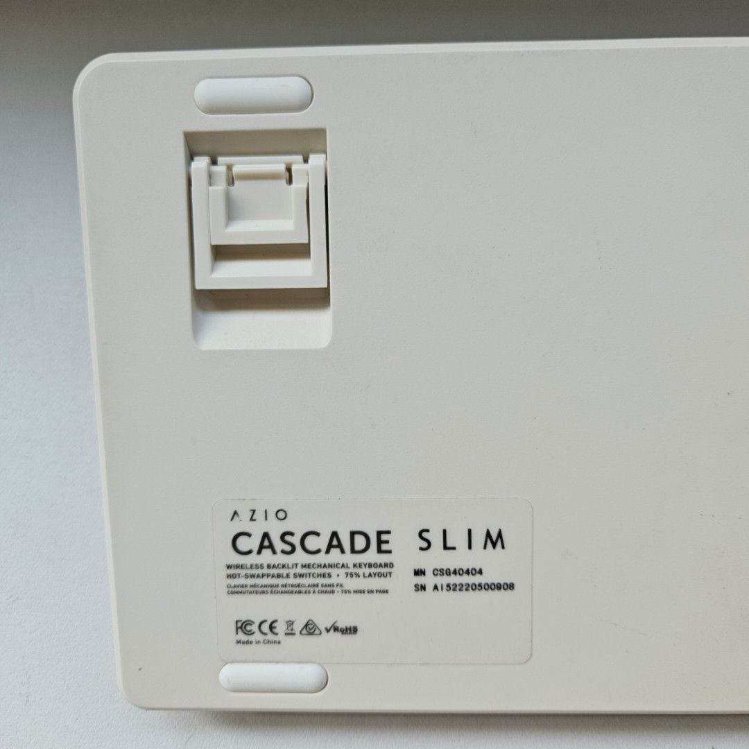 Azio Cascade Slim 75% Low Profile Mechanical Keyboard, Computers & Tech ...