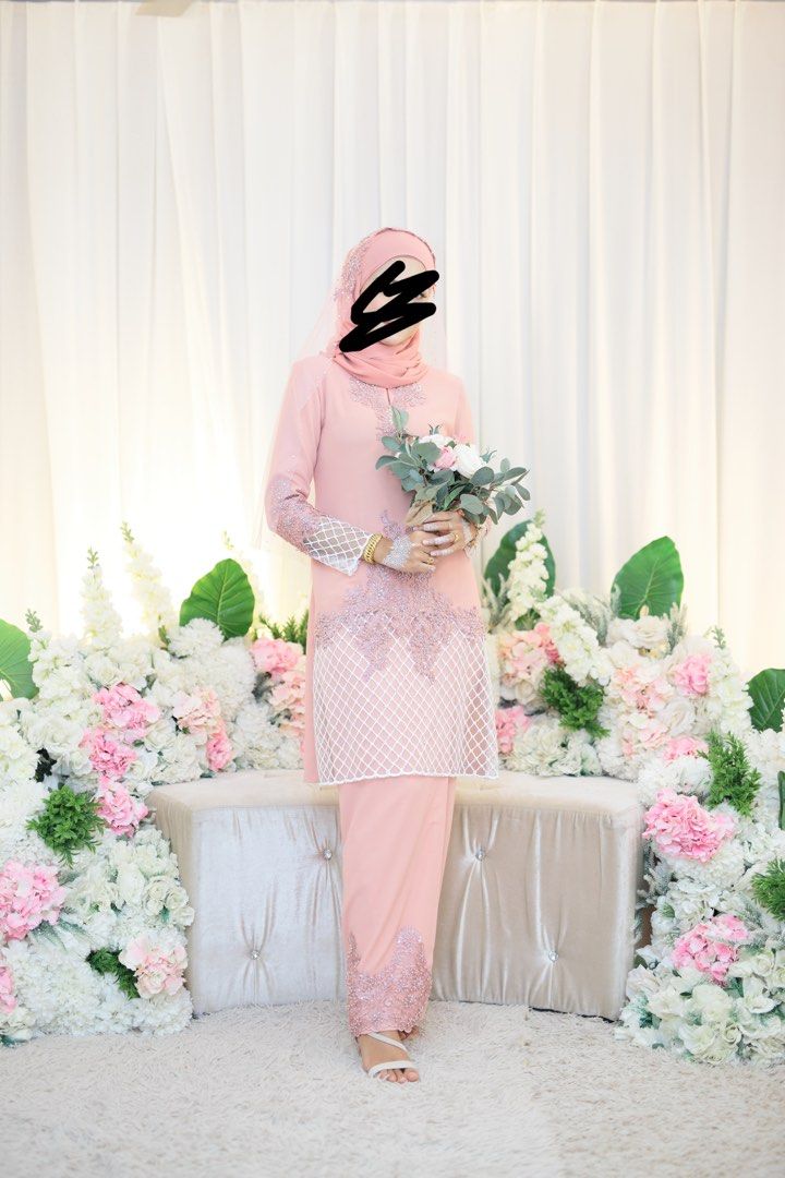 BAJU TUNANG CUSTOM MASE, Women's Fashion, Muslimah Fashion, Baju Kurung ...
