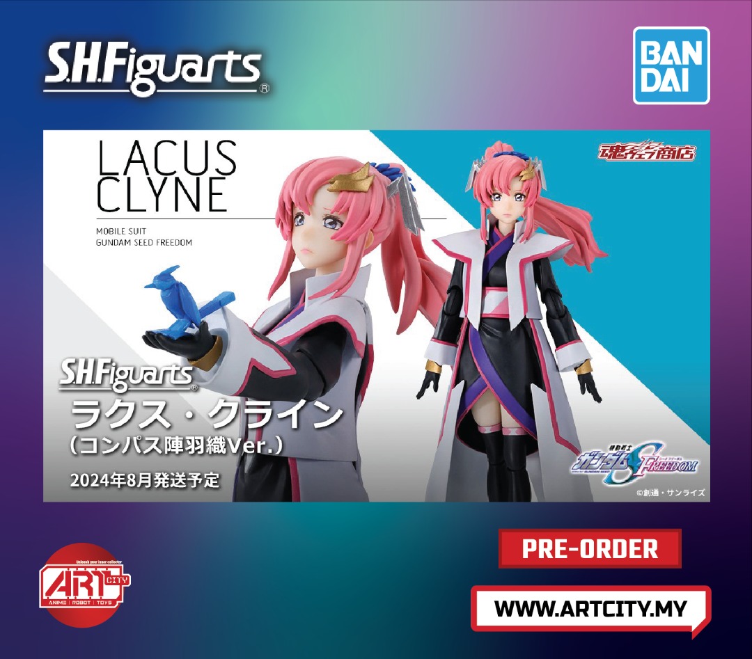 Bandai s.h.figuarts - SHF Lacus Clyne - Compass Battle Surcoat Ver ...