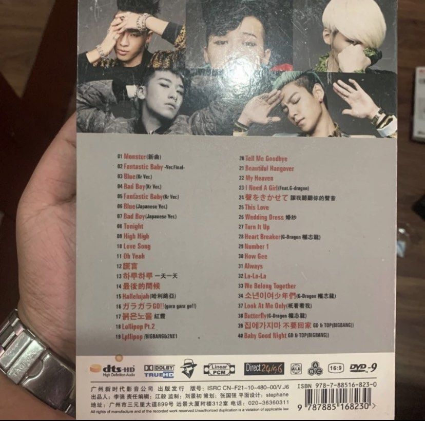 Big Bang Alive Monster Edition DVD, K-Wave di Carousell