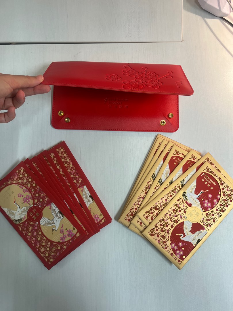 BN First Sentier Ang Pao Red Packets 2024 incl ang pao pouch, Hobbies ...