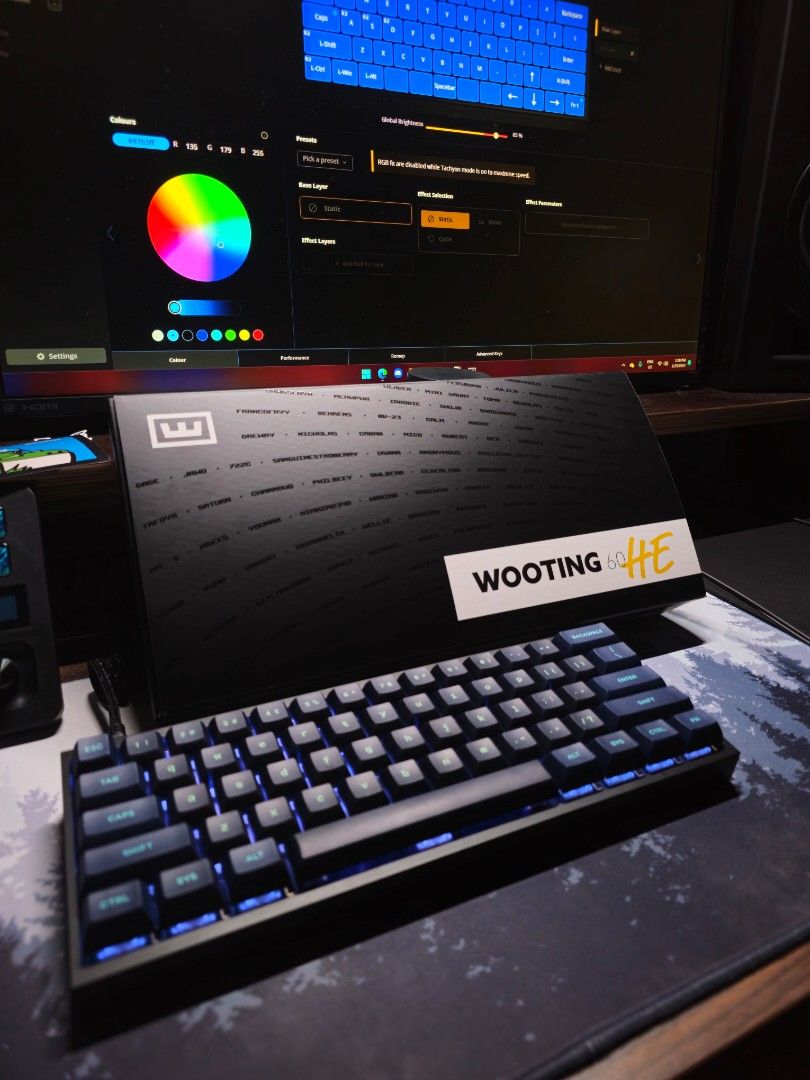 BNIB Wooting 60HE +L45 MOD, Computers & Tech, Parts & Accessories, Computer Keyboard on Carousell