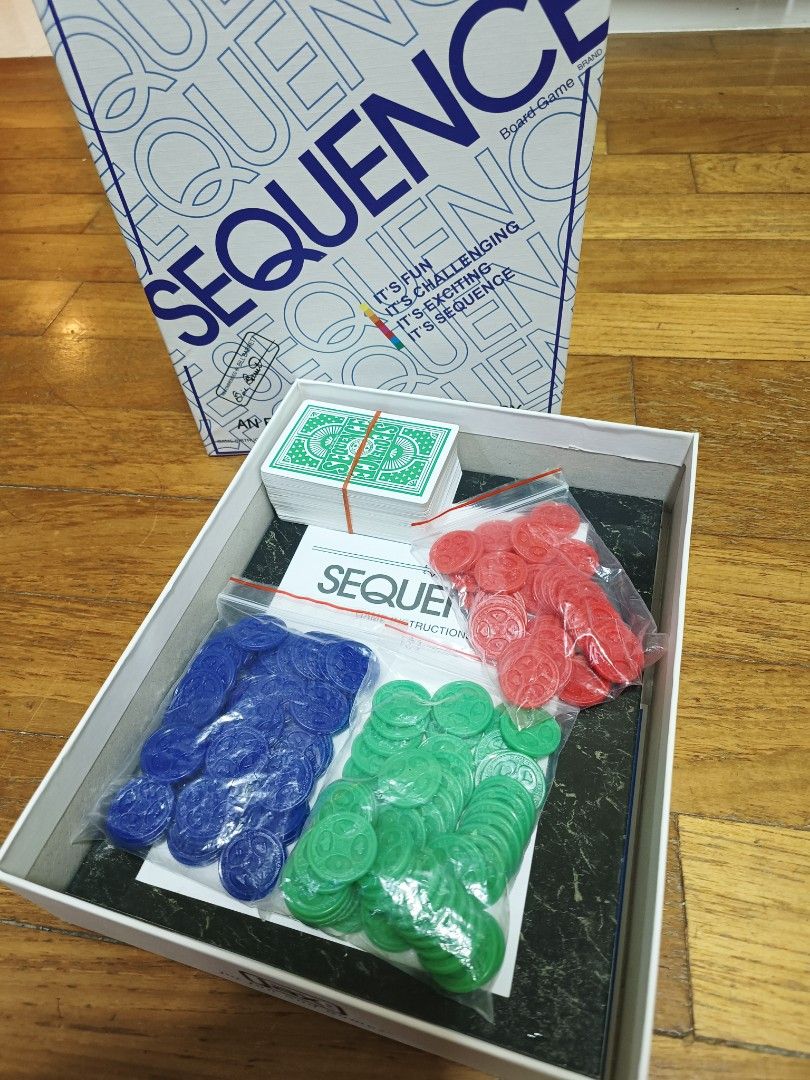 Board Game - Sequence, Hobbies & Toys, Toys & Games on Carousell