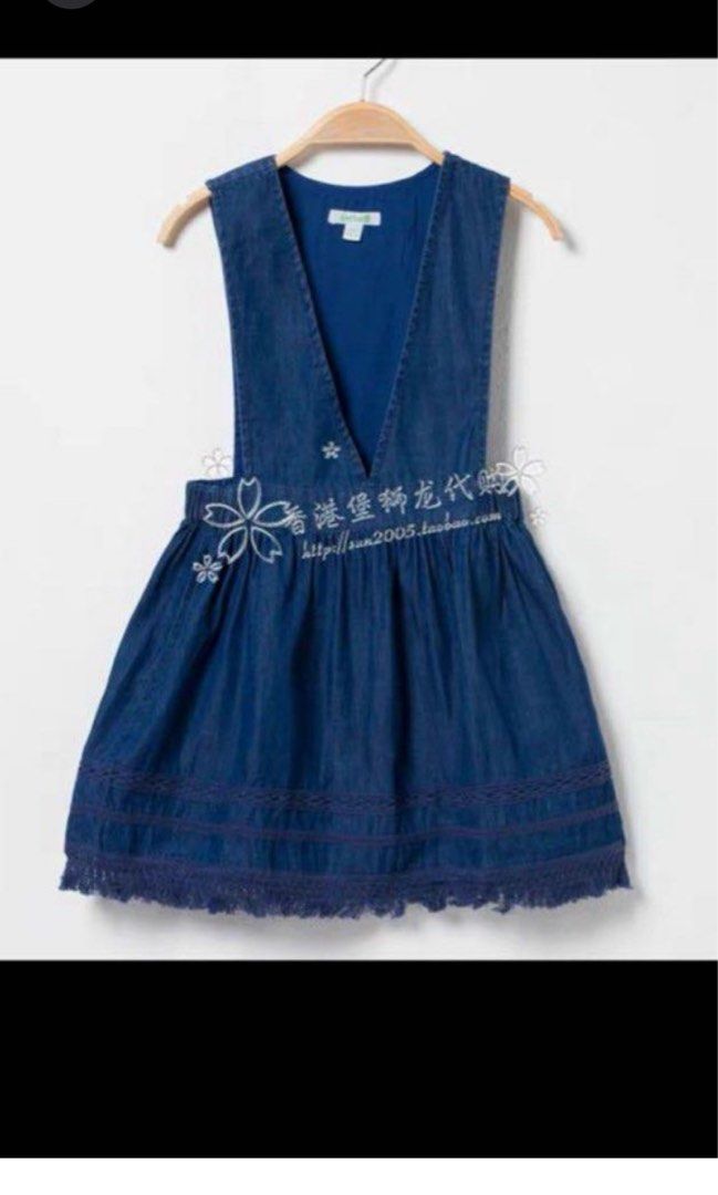 Bossni Denim Dress, Babies & Kids, Babies & Kids Fashion on Carousell