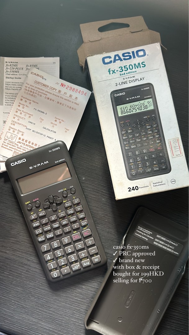 Brand new Casio Scientific Calculator Scical 350MS, Mobile Phones ...