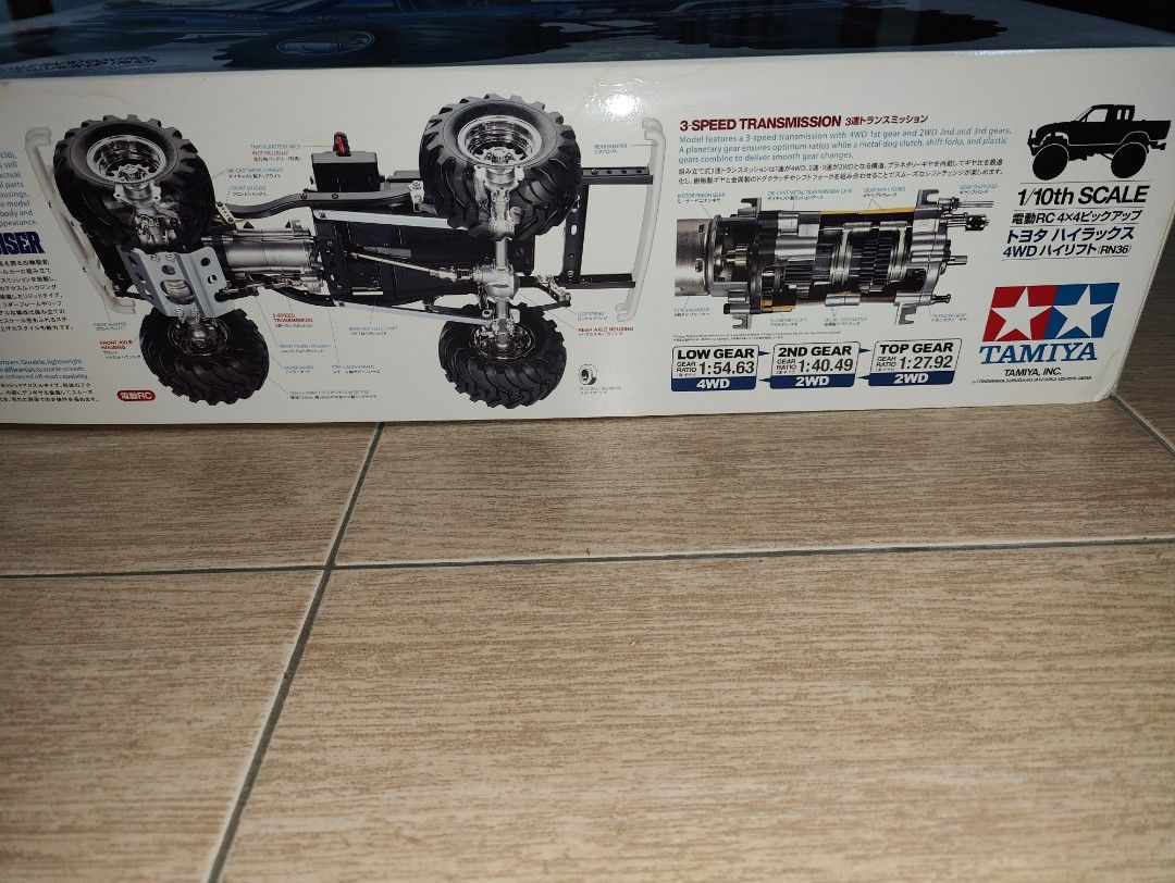 Brand New Tamiya Toyota 4x4 Pickup Bruiser (RN36) 1/10 Scale Radio ...