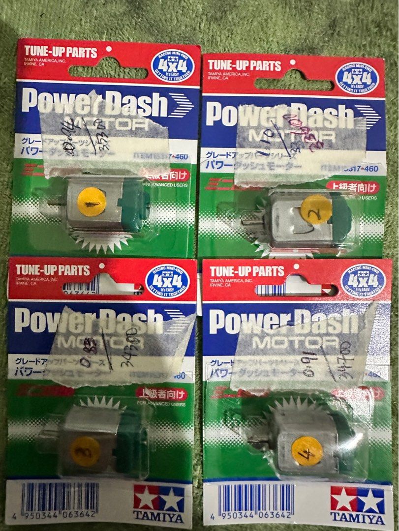 Break-In Power Dash Motor Tamiya Mini 4wd, Hobbies & Toys, Toys & Games ...