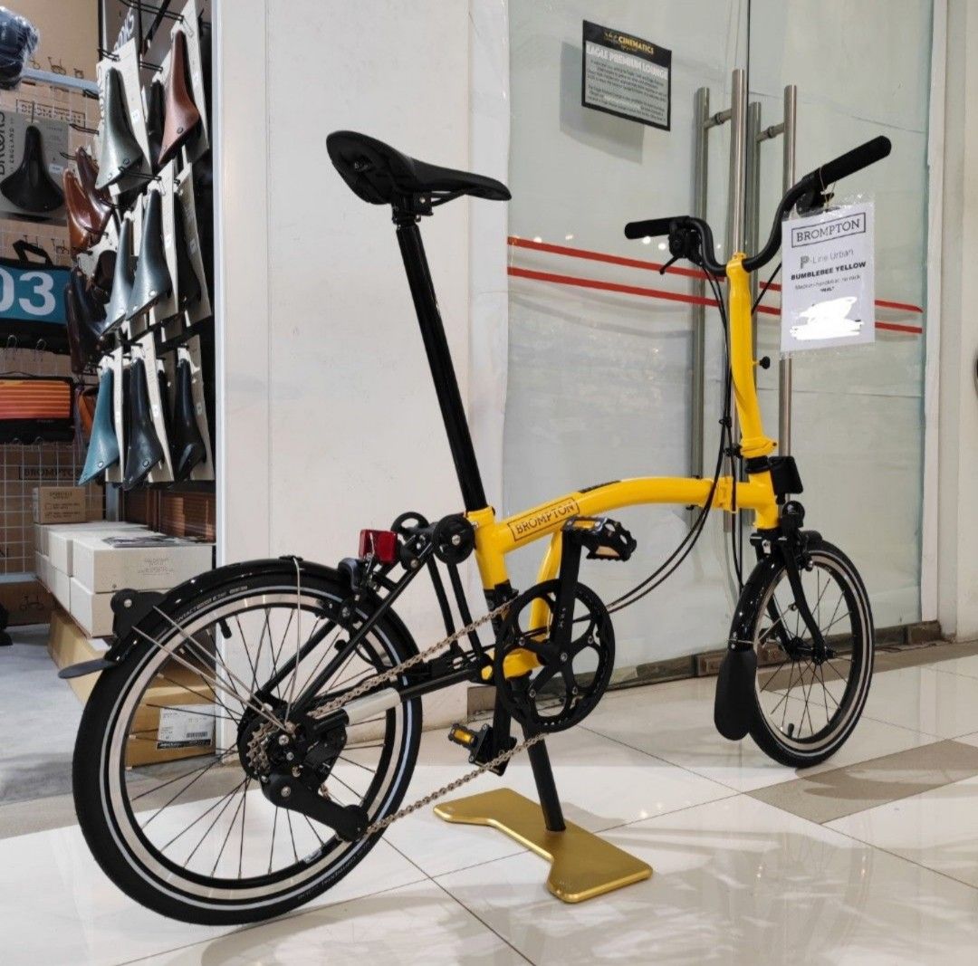 Brompton P Line yellow, Sports Equipment, Bicycles & Parts, Bicycles on ...