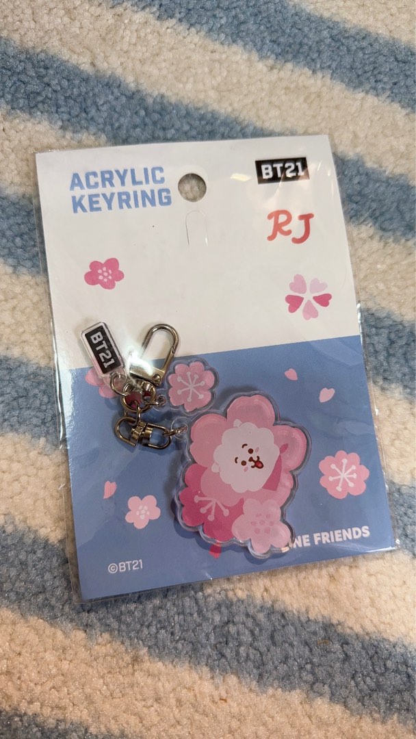 BT21 RJ Acrylic Keyring, Hobbies & Toys, Memorabilia & Collectibles, K-Wave on Carousell