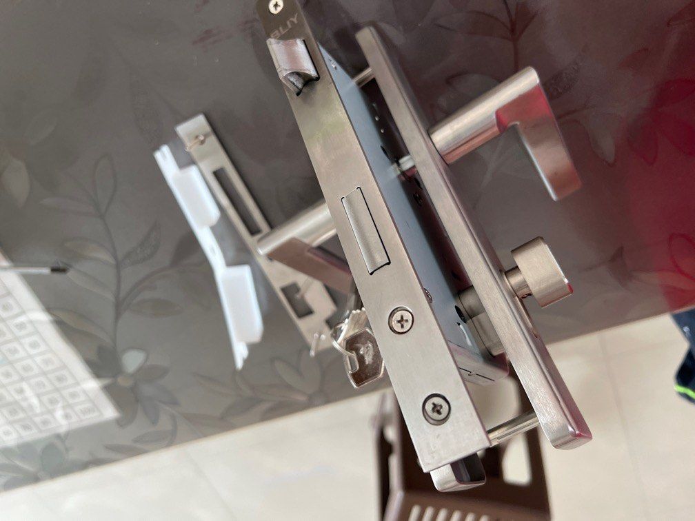 BTO Main door Locking system, Furniture & Home Living, Security & Locks ...