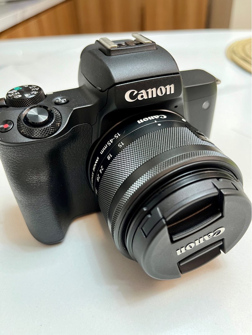 Canon EOS M50 with many freebies, Photography, Cameras on Carousell