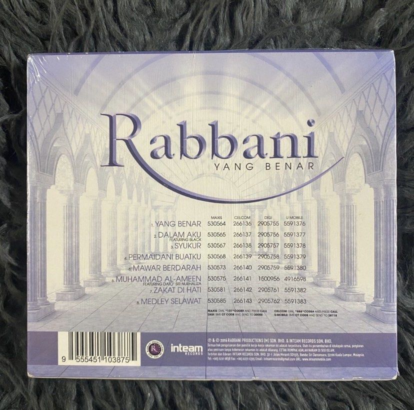 CD RABBANI Yang benar, Hobbies & Toys, Music & Media, CDs & DVDs on ...