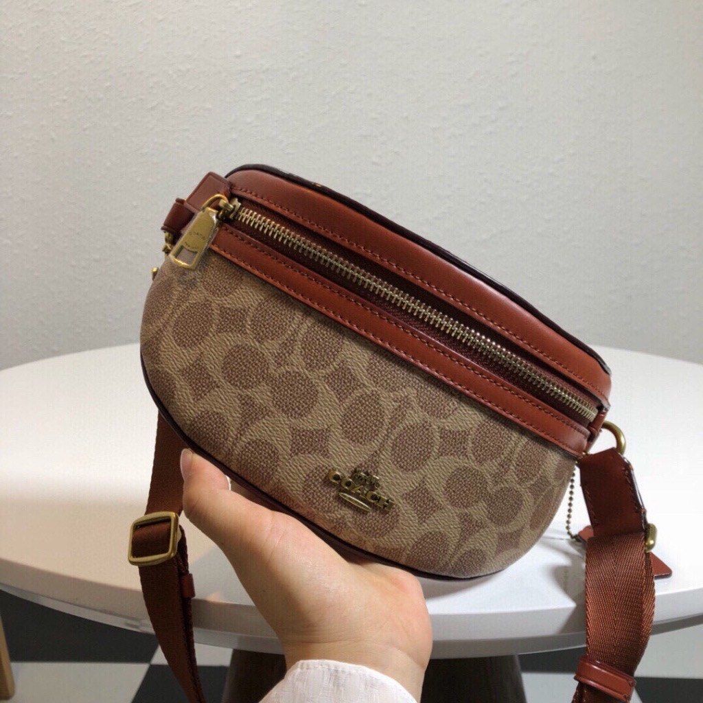Coach Belt Bag in Signature Canvas (39937 73939), Men's Fashion, Bags ...
