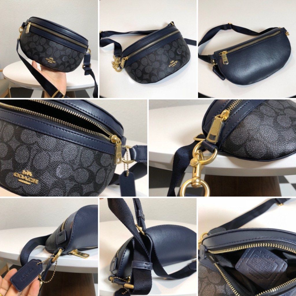 Coach Belt Bag in Signature Canvas (39937 73939), Men's Fashion, Bags ...