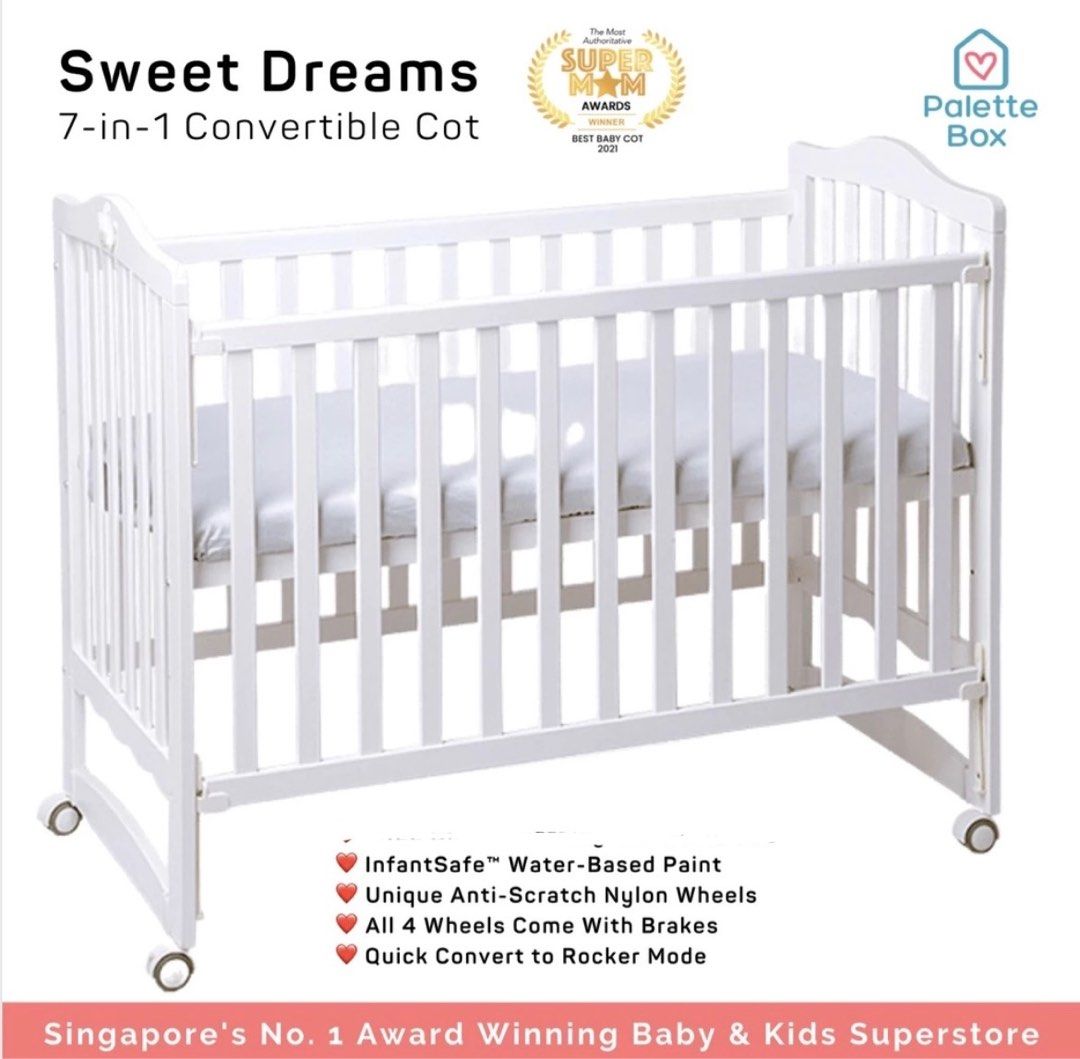 Convertible Cot - Pallete Box, Babies & Kids, Baby Nursery & Kids ...