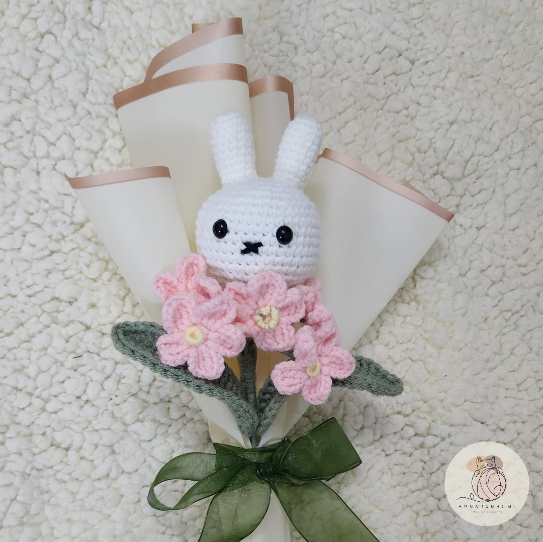 Crochet Miffy flower bouquet (Customisable), Hobbies & Toys, Stationery ... Crochet Miffy flower bouquet (Customisable), Hobbies & Toys, Stationery ...