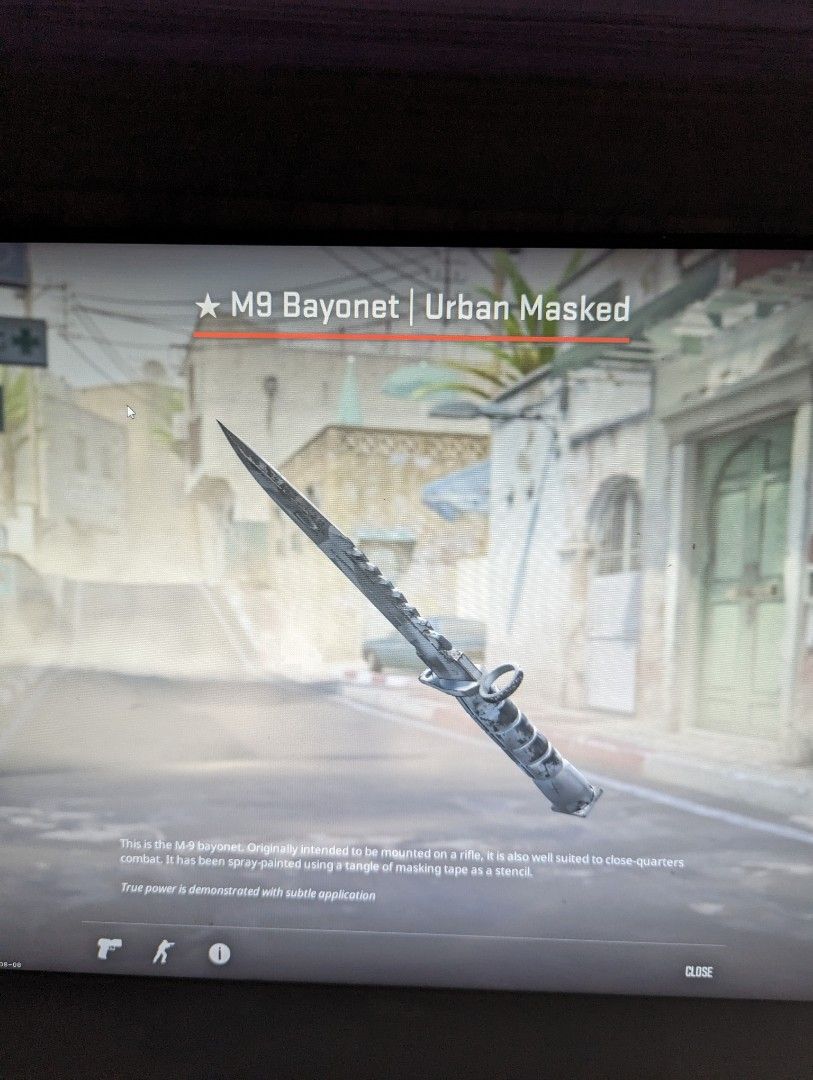 CS GO M9 BAYONET FIELD TESTED, Video Gaming, Gaming Accessories ...