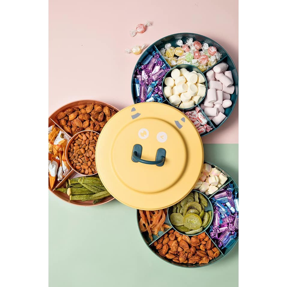 Cute Moo Moo Cow Candy Box With Lid Snack Storage Box Cookies Storage ...