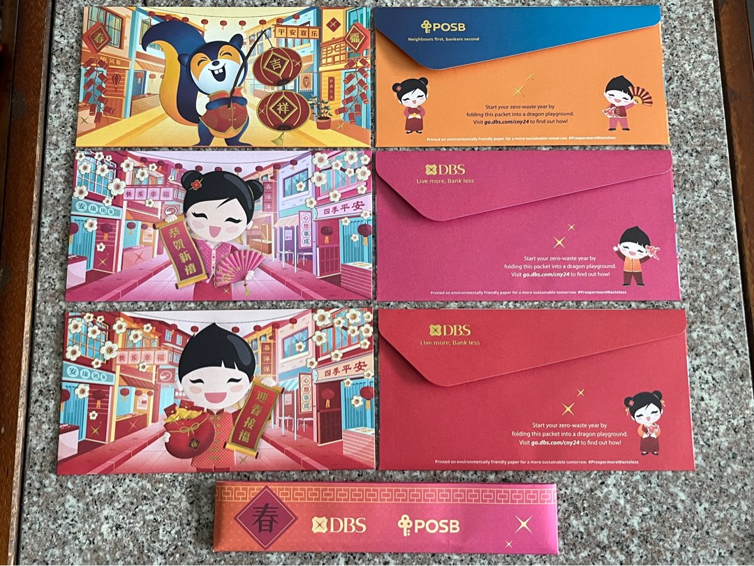 DBS Red Packets 2024, Hobbies & Toys, Stationery & Craft, Occasions ...