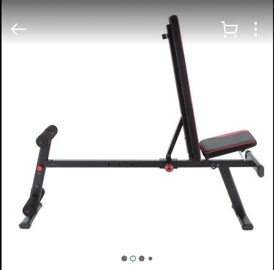 Decathlon Domyos 500 Folding Adjustable Weight Bench, Sports Equipment ...
