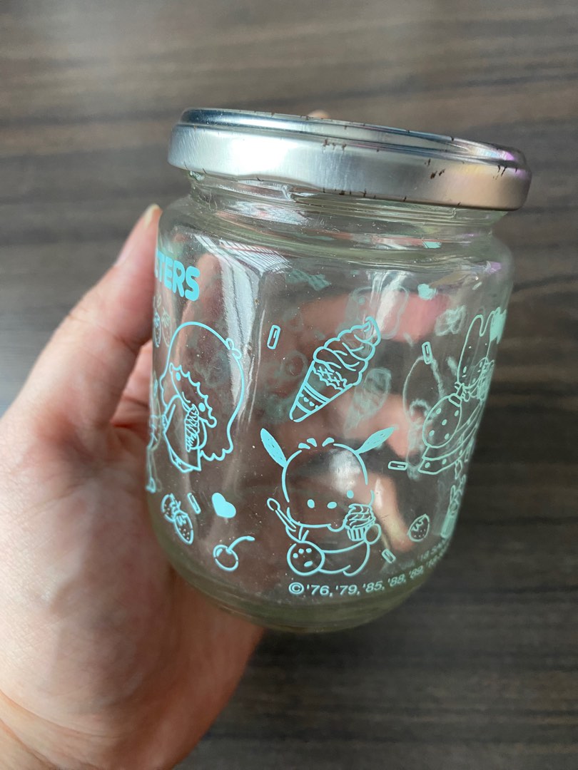 [defect] Sanrio glass jar, Hobbies & Toys, Collectibles & Memorabilia ...