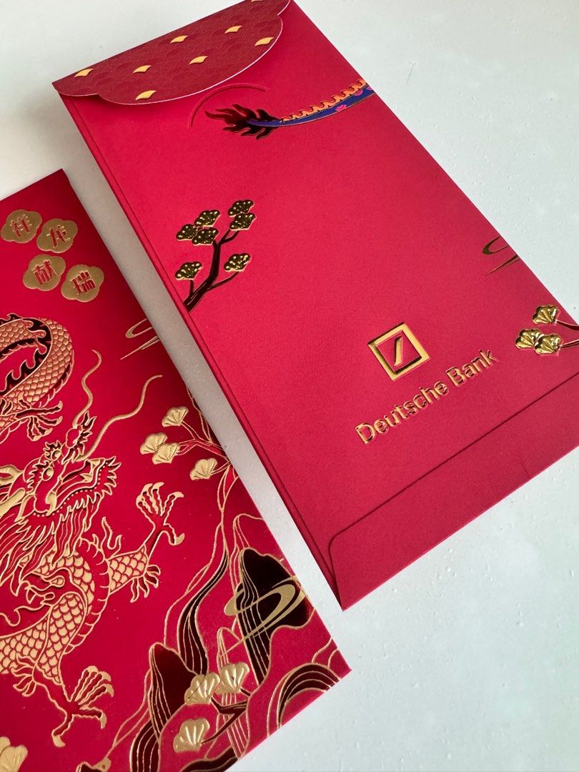 Deutsche Bank Red Packet Dragon 2024, Hobbies & Toys, Stationery ...
