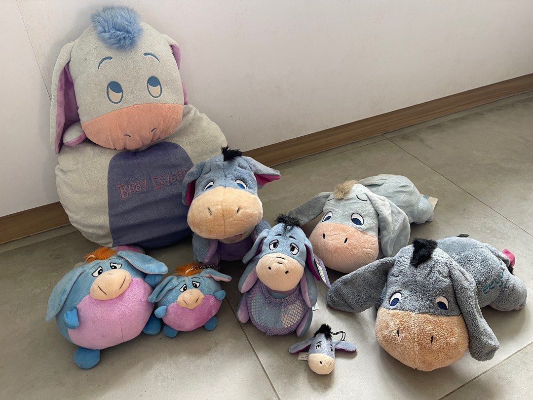 Disney Eeyore Plush toys, Hobbies & Toys, Toys & Games on Carousell