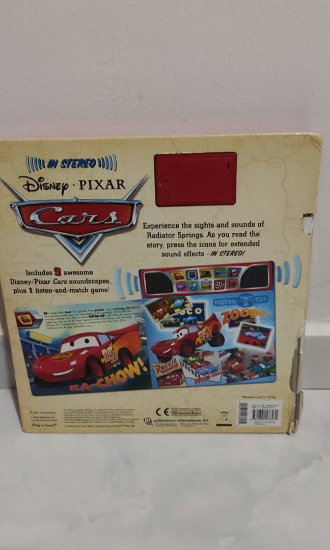 Disney Pixar Cars sound book, Hobbies & Toys, Books & Magazines ...