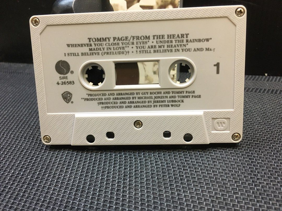 (Eng Cassette) Tommy Page used cassette, Hobbies & Toys, Music & Media ...
