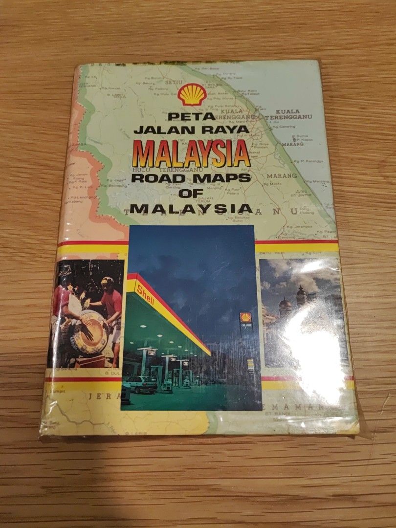 (ENG) Peta Jalan Raya Malaysia Road Maps Of Malaysia, Hobbies & Toys ...