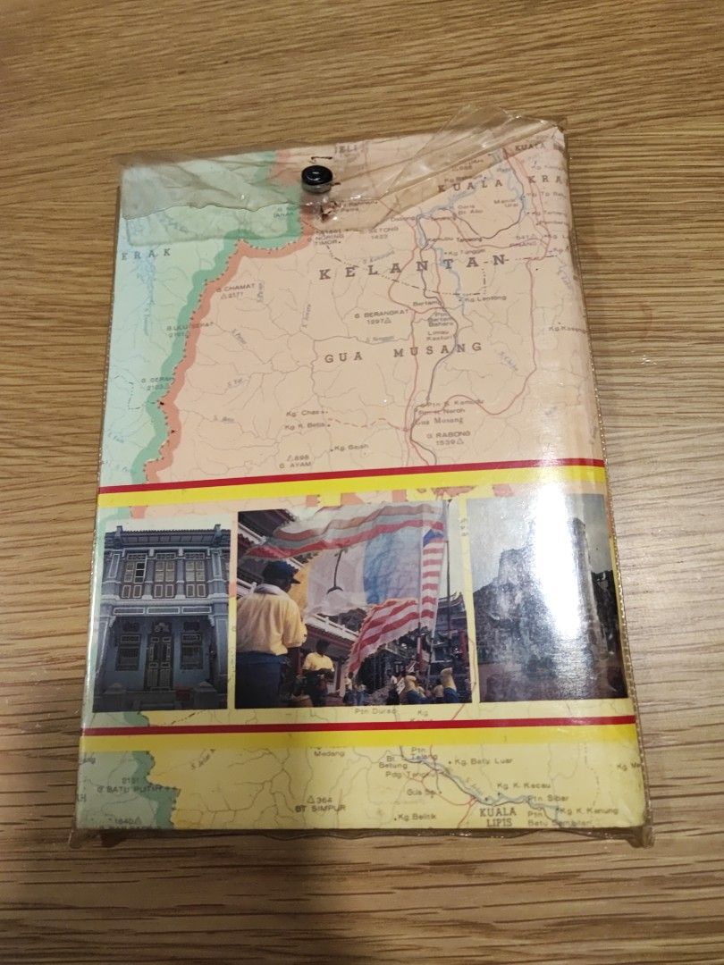 (ENG) Peta Jalan Raya Malaysia Road Maps Of Malaysia, Hobbies & Toys ...