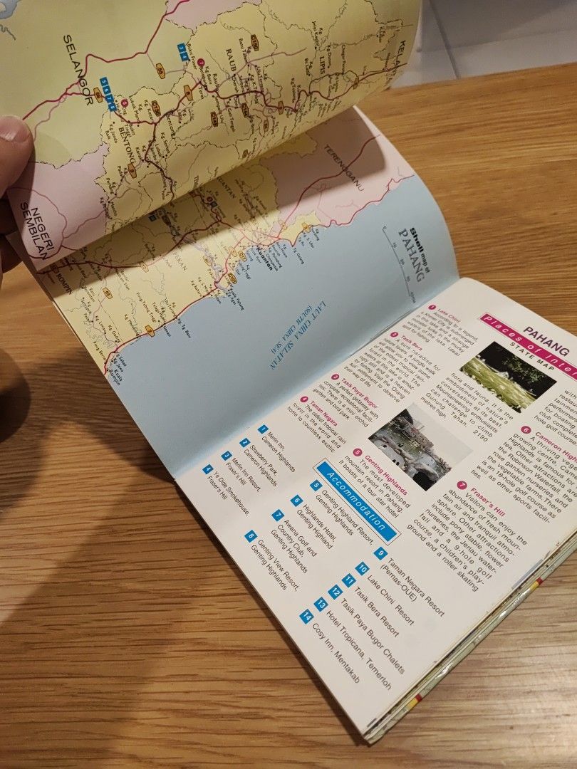 (ENG) Peta Jalan Raya Malaysia Road Maps Of Malaysia, Hobbies & Toys ...