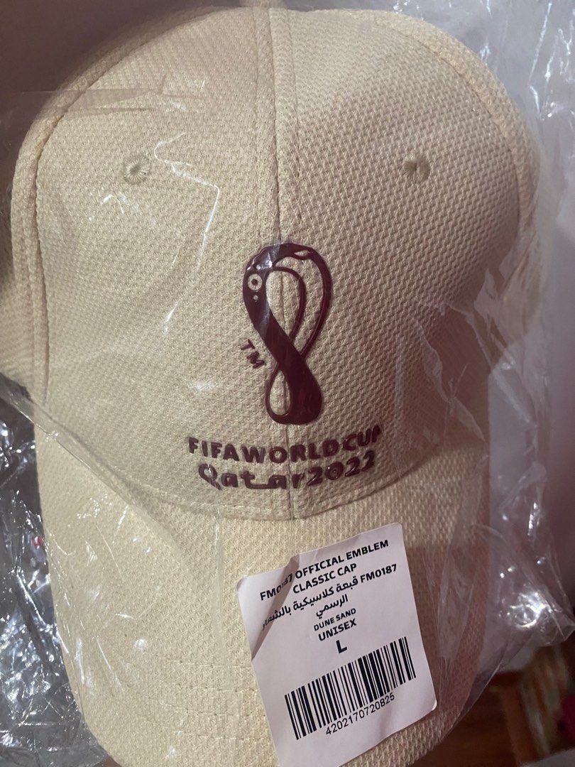 FIFA World Cup Qatar 2022 Official Emblem Dune Sand Classic Cap, Men's ...