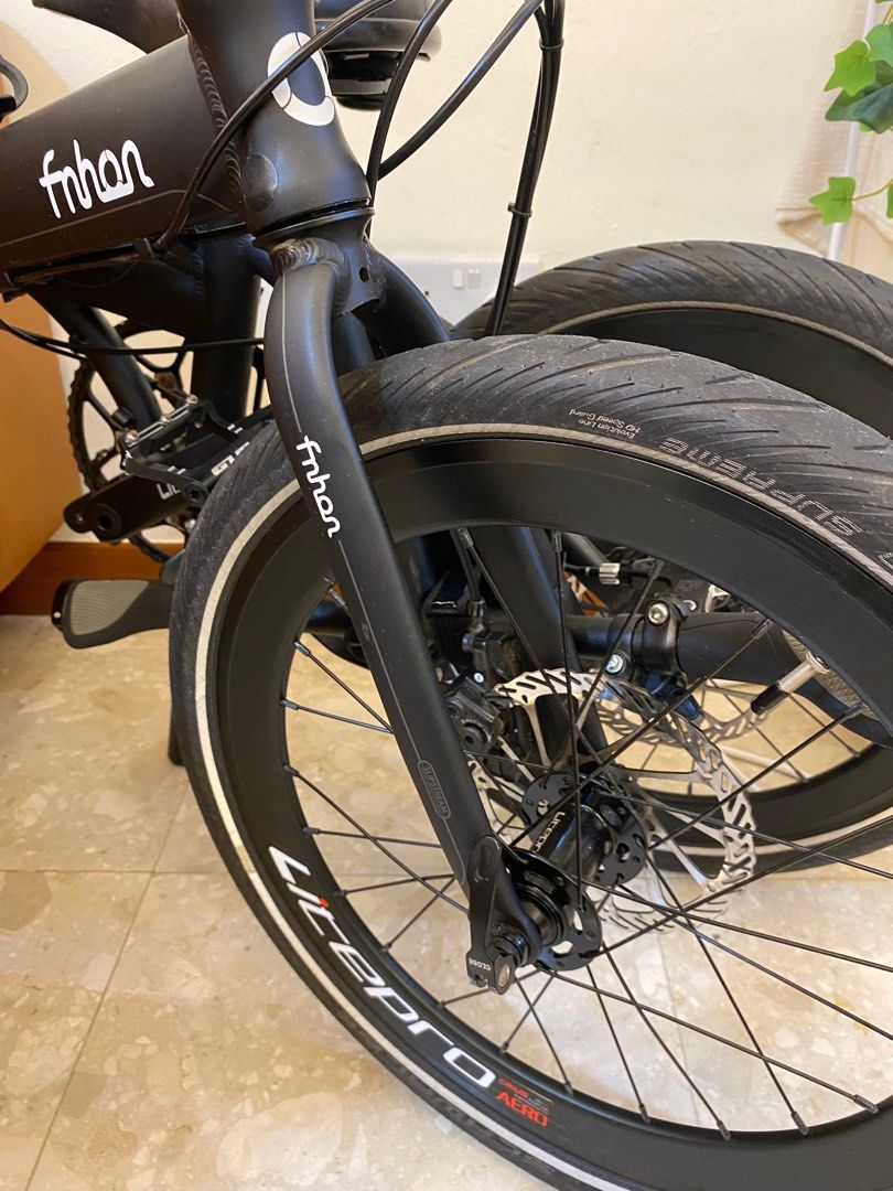 Fnhon Folding Bike - Black, Sports Equipment, Bicycles & Parts ...
