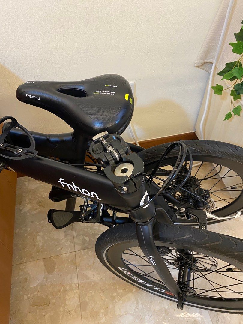 Fnhon Folding Bike - Black, Sports Equipment, Bicycles & Parts ...