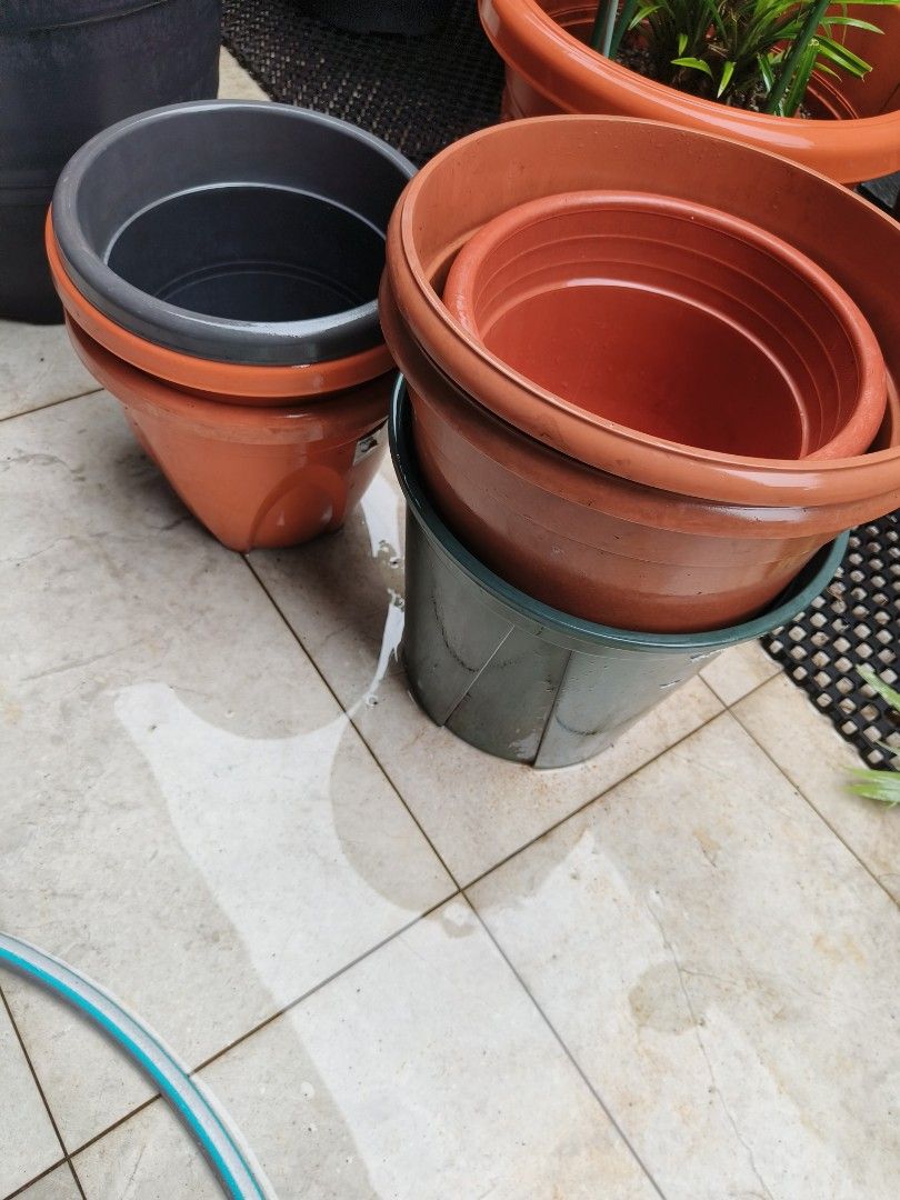 Free Assorted pots, Furniture & Home Living, Gardening, Pots & Planters ...