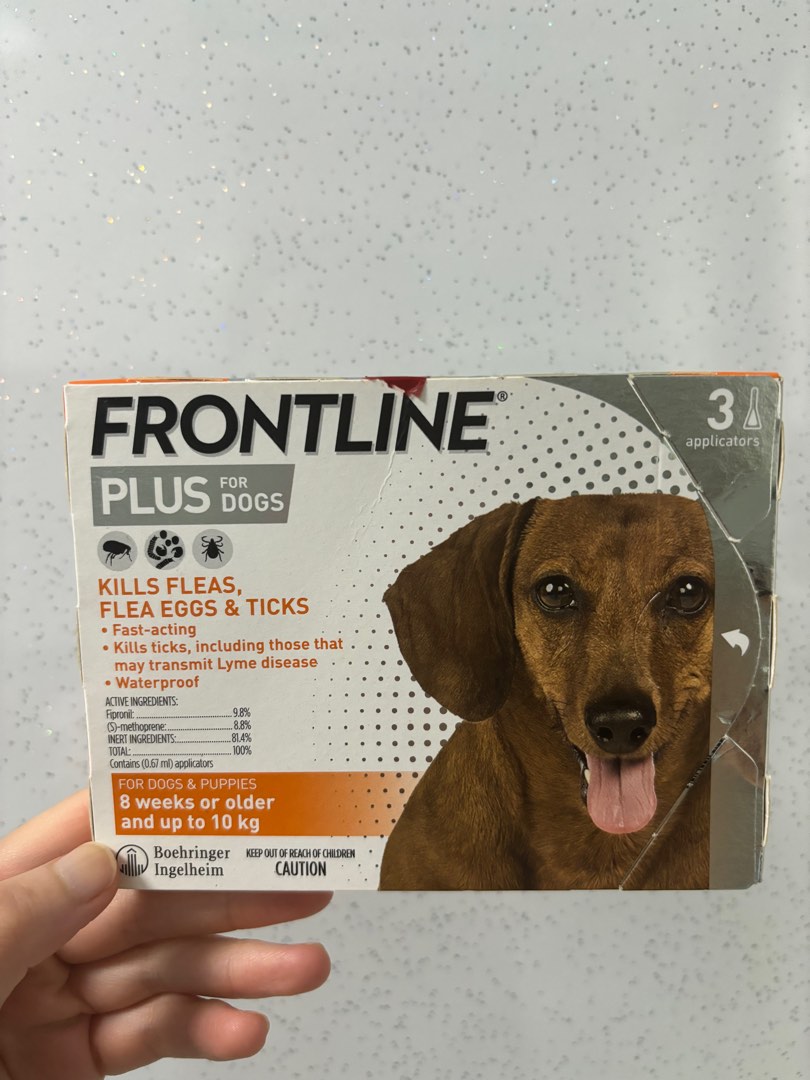 Frontline Plus for Dogs, Pet Supplies, Health & Grooming on Carousell