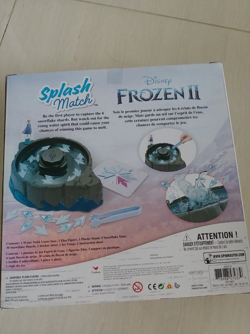 Frozen II splash match game, Hobbies & Toys, Toys & Games on Carousell