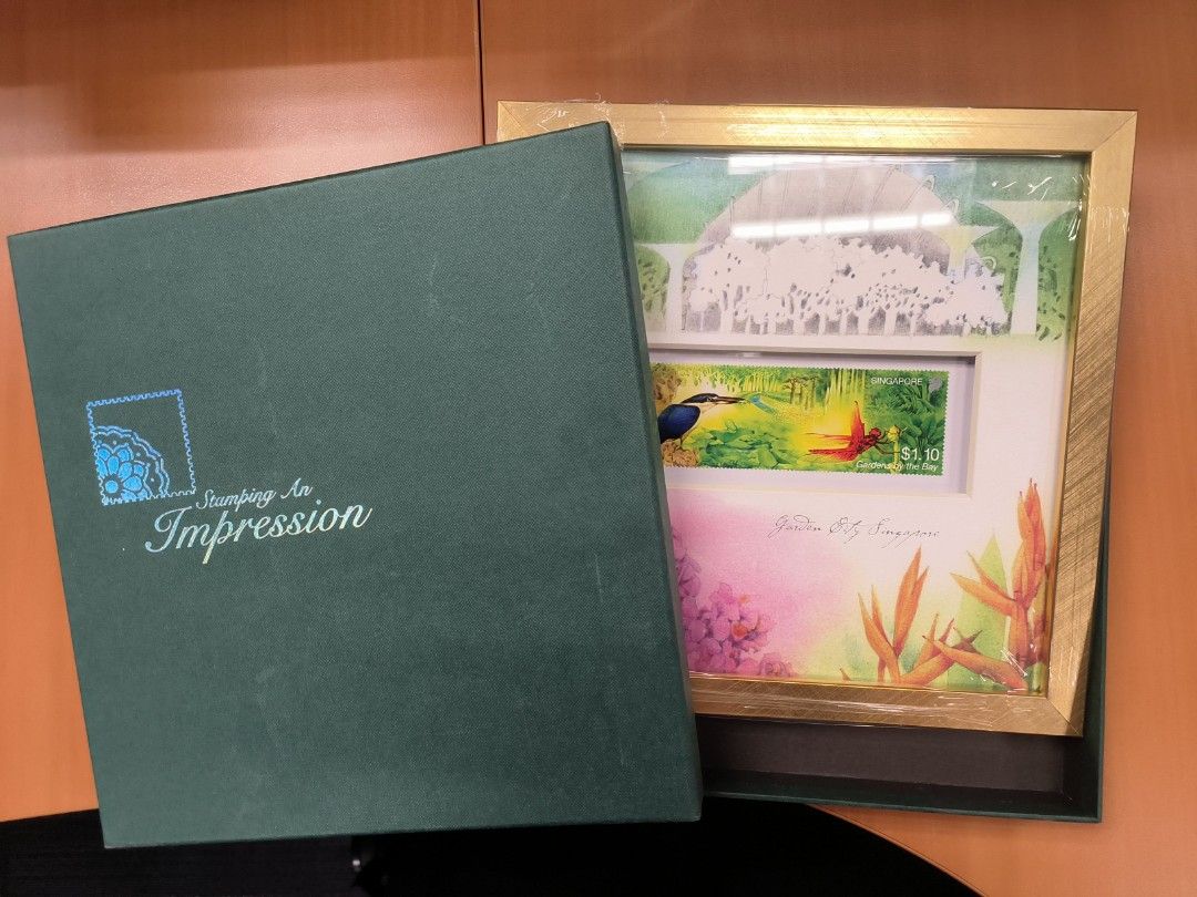 Garden by the bay collective stamp with frame box, Hobbies & Toys ...