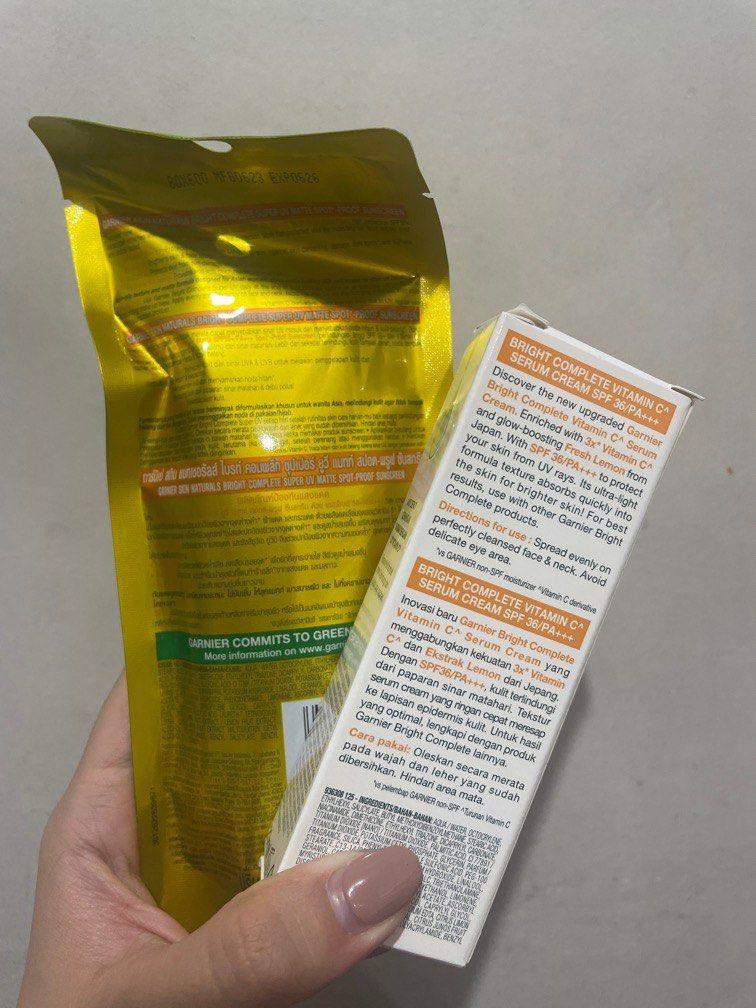 GARNIER Skin Care Bundle, Beauty & Personal Care, Face, Face Care on ...