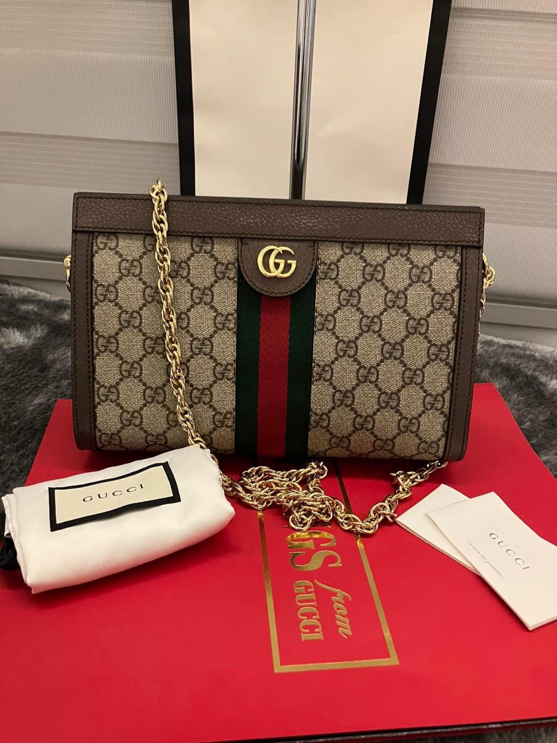 Gucci Ophidia Sling Small, Luxury, Bags & Wallets on Carousell