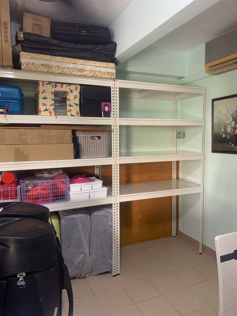 Heavy Duty Boltless racking not L-shape / shelving / standard 4 tier ...