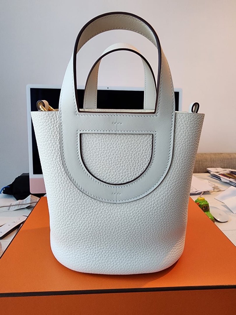 Hermes loop 18 nata ghw stamp B, Barang Mewah, Tas & Dompet di Carousell