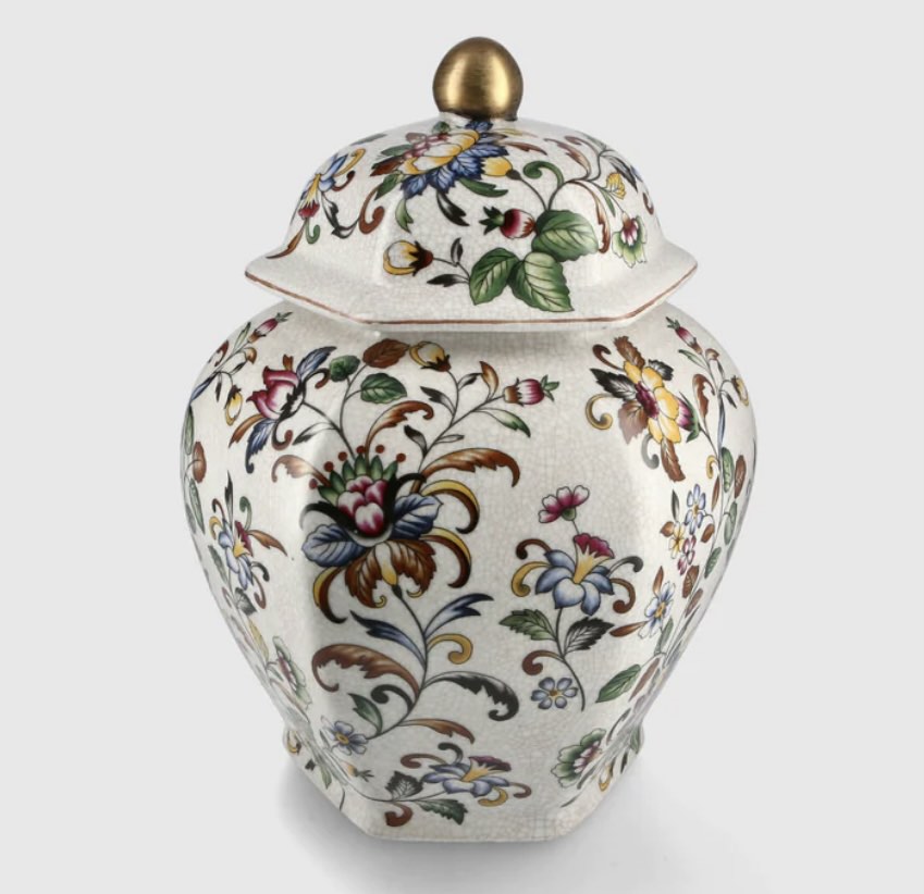 Hexagon Ceramic Jar, Hobbies & Toys, Memorabilia & Collectibles ...