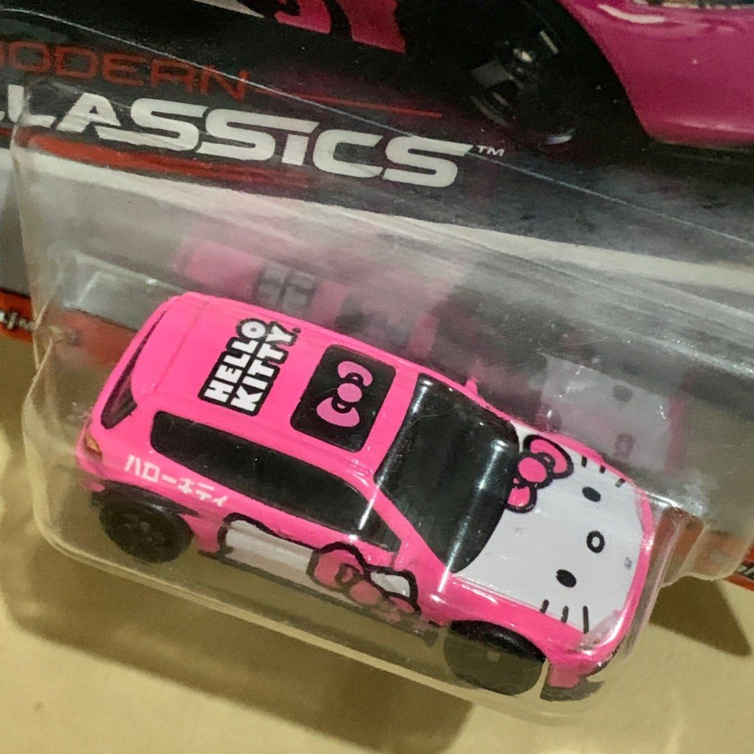 Hot Wheels Premium Hello Kitty Honda Civic EG, Hobbies & Toys, Toys ...